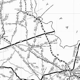 Prince William Highway Map 1933