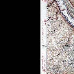 Washington DC Topo Map from 1945